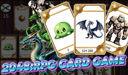 2048:RPG card game (per AngelFoxMoon): Juega Gratis Online en Playhop