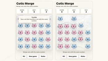 Cotic Merge: Juega en línea gratis en Playhop