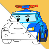 Robocar Poly Coloring Pages: Play Online For Free On Playhop