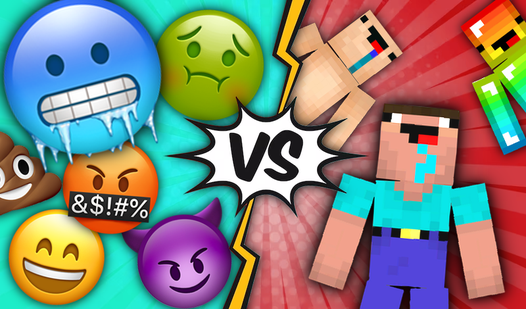 Emoji VS Noob (by NANAMINER): Play Online For Free On Playhop