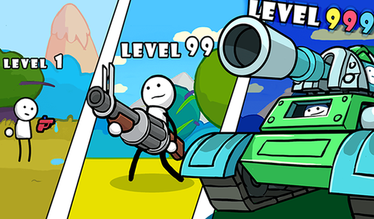 One Gun Stickman: Juega Gratis Online en Playhop