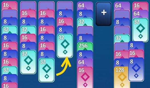 Solitaire Merge Cards 2048 (by Tolapsix): Play Online For Free On Playhop