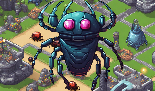 Bugs invasion (bởi DSStudioLAB): Chơi Trực Tuyến Miễn Phí Trên Playhop