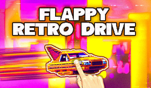 Flappy Retro Drive （由 NORTH DOG):网上免费玩 Playhop
