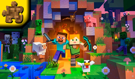 Craftmine adventure - Funny puzzles （由 CS-GAMES):网上免费玩 Playhop