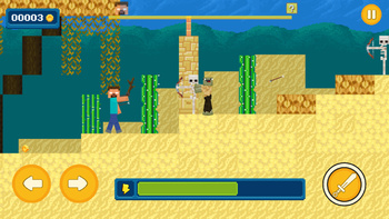 Noob and Herobrine vs Hacker: Adventure (por New Generation Games ...