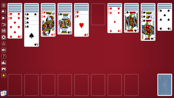 Spider Solitaire - Big Cards (by QGamz): Play Online For Free On Playhop