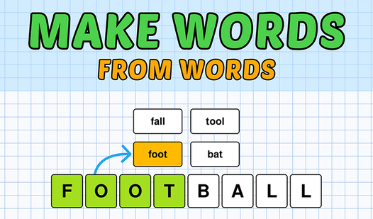 Make Words from Words (per VesnaGames): Juega Gratis Online en Playhop