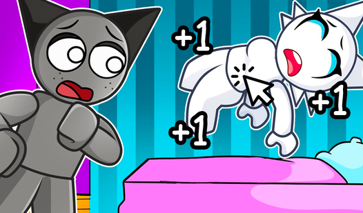 Эволюция Спрунки: Супер кликер (ад Синний котик): Гуляць Анлайн ...