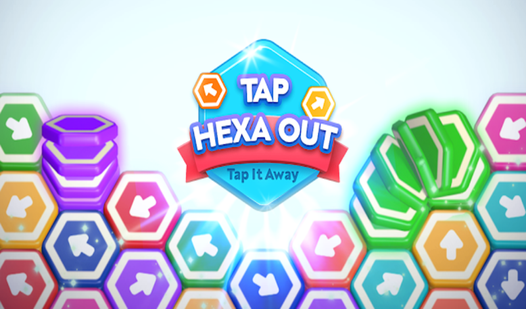 Tap Hexa Out - Tap It Away (โดย CyberNex Studios):เล่นออนไลน์ฟรีบน Playhop