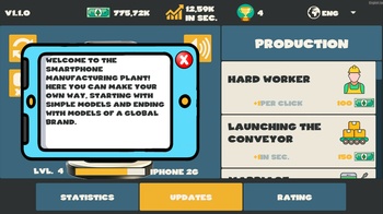 Smartphone Factory Clicker (by XA-Games): Play Online For Free On Playhop