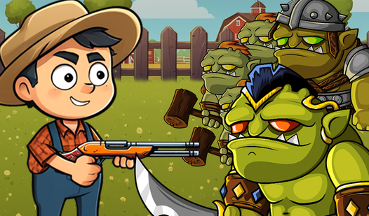 Farm defense (przez Rien): Graj Online Za Darmo Na Playhop