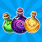 Merge: Magic Potions (por EugeneGamesYKT): Juega Gratis Online en Playhop