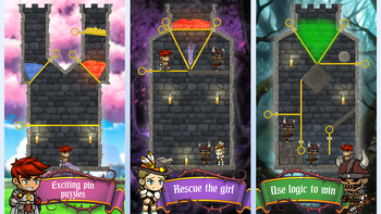 Hero Rescue: Pull the Pin Puzzle (by iDen Games): Play Online For Free On Playhop