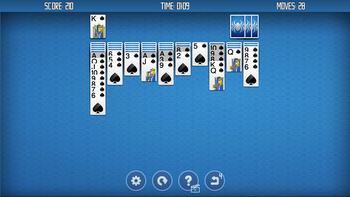 Spider Solitaire one suit (by Good Vibes Games): Play Online For Free ...