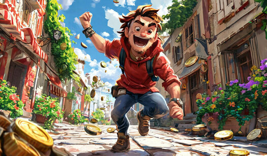 Coin Run (oleh Windel): Mainkan Online Secara Gratis Di Playhop