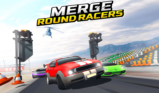 Merge Round Racers (โดย bdeuxagames):เล่นออนไลน์ฟรีบน Playhop