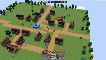 Noob saves the village (by Oversoul): Play Online For Free On Playhop