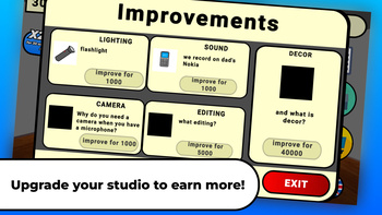 Youtuber Simulator: Clicker (by Black Melon Studio): Play Online For ...
