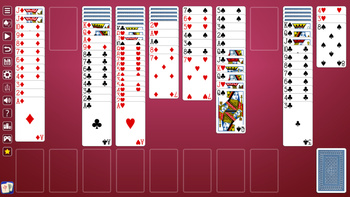 Spider Solitaire - Big Cards (by QGamz): Play Online For Free On Playhop