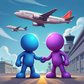Airport Tangle (per Daniel Zeltser): Juega Gratis Online en Playhop