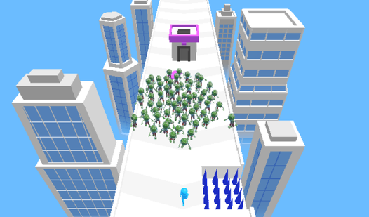 Run and Draw: Mob Control （由 Mad Pixel):网上免费玩 Playhop