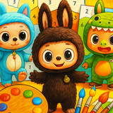 Labubu: Paint by Numbers (bởi MineGame): Chơi Trực Tuyến Miễn Phí Trên ...