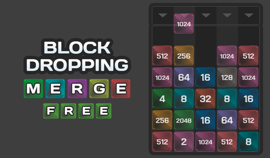 Block Dropping Merge FREE (โดย Th0mas):เล่นออนไลน์ฟรีบน Playhop