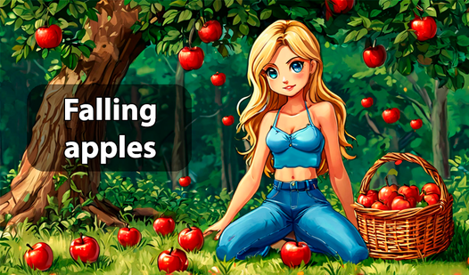 Falling apples (per ACVA Games): Juega Gratis Online en Playhop