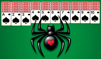 Spider Solitaire - Big Cards (by QGamz): Play Online For Free On Playhop