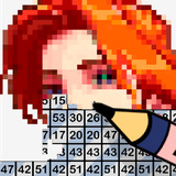 Color by number: Anime Girls: Play Online For Free On Playhop