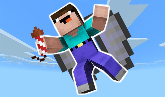 Mine: flying Noob （由 DiMiner):网上免费玩 Playhop
