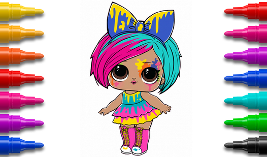 Dolls Coloring Game for girls (per Girls Games Puzzles): Juega Gratis ...