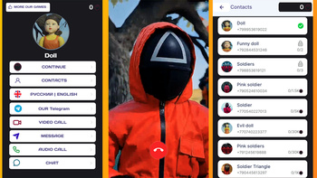 Squid Calls Game: Chat Prank, Video Call, Live: Play Online For Free On ...