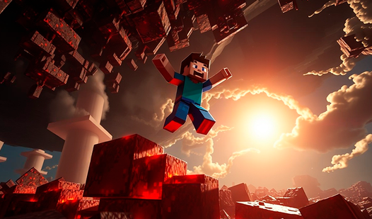 Quadro-Block: Parkour (โดย WORTY):เล่นออนไลน์ฟรีบน Playhop