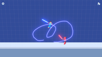 3D Block Gladiator: Sword Draw （CyberNex Studios開発）: Playhopで無料でオンラインプレイ