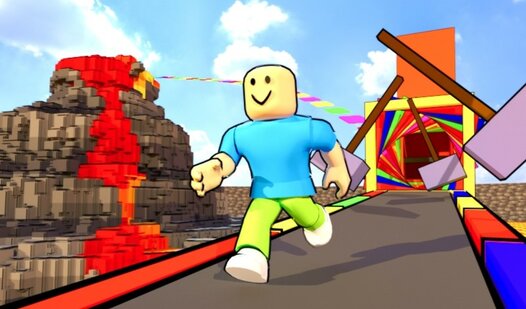 Obby: Escape from the volcano （由 OutOfTheBox):网上免费玩 Playhop