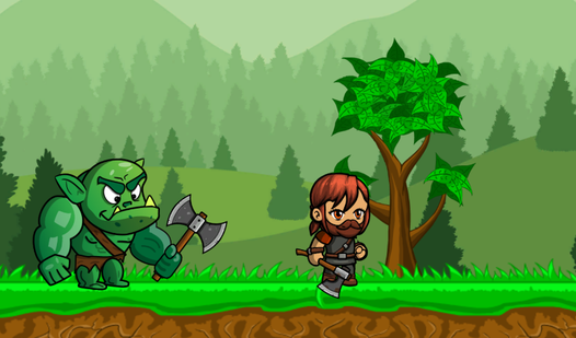 Nimble woodcutter - Run and Chop! （Twentyka開発）: Playhopで無料でオンラインプレイ