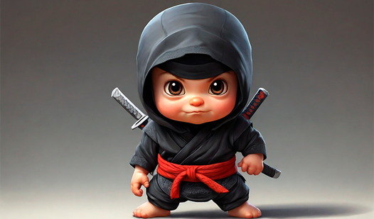 Baby Ninja: Juega Gratis Online en Playhop