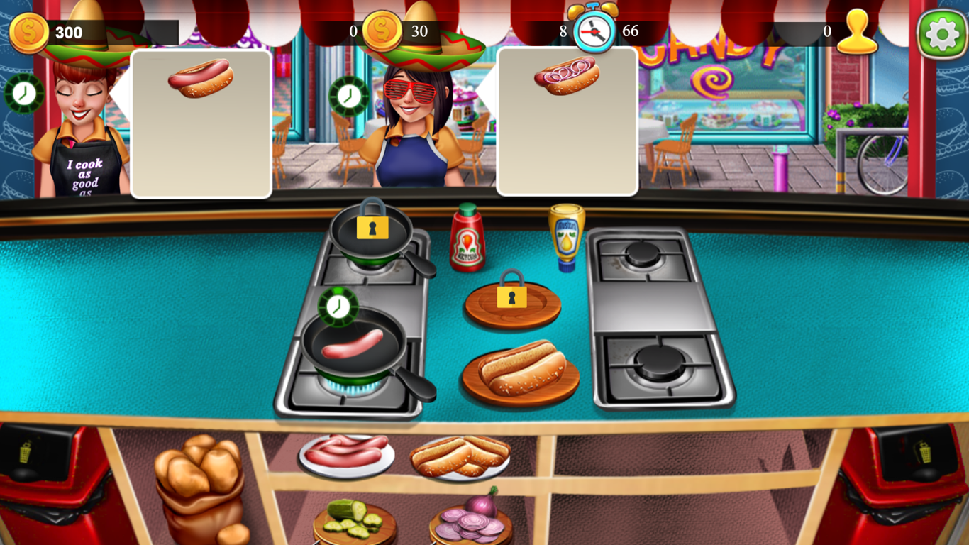 Burger shop online free store