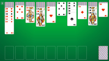 Spider Solitaire - Big Cards (by QGamz): Play Online For Free On Playhop