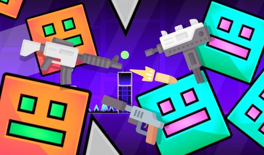 Geometry Dash: Blue vs Red (von JellyLab): Spiele kostenlos online auf ...