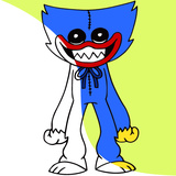 Colouring book Huggy Wuggy and Kissy Missy: Play Online For Free On Playhop