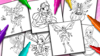 Winx Fairies Coloring (by Girls Games Puzzles): Play Online For Free On ...