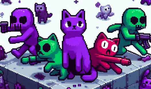 Nightmare Cats: Zombie Rise (โดย galolonca):เล่นออนไลน์ฟรีบน Playhop