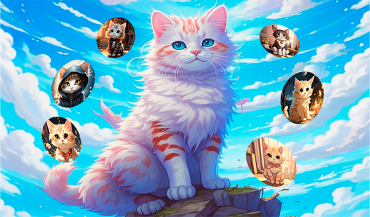 Connect the Cats: Connection game (przez Tiki_Cat): Graj Online Za ...