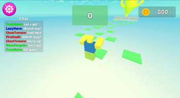 Noob Run: Rainbow Race (por DERBEKO): Jogue Online Gratuitamente Em Playhop