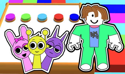 Obby, choose a color and follow the path. (โดย Sputnik99):เล่นออนไลน์ ...