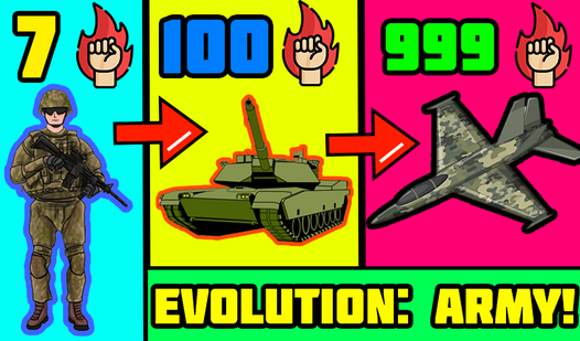 Evolution: Army! (โดย Obseshn):เล่นออนไลน์ฟรีบน Playhop