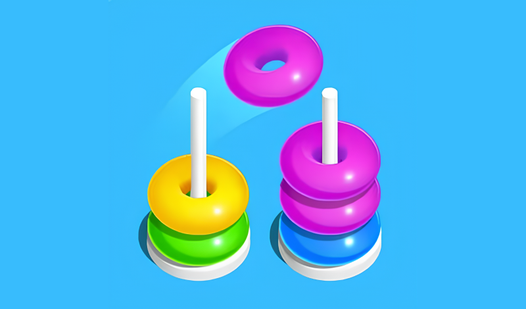 Hoop Stack (bởi FreshGames): Chơi Trực Tuyến Miễn Phí Trên Playhop